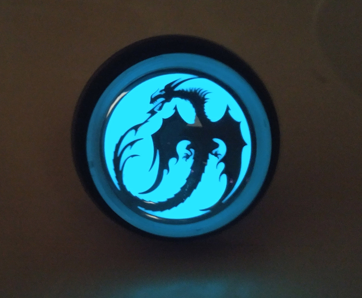 GLOWING DRAGON LAUNCH BUTTON – S4 PINBALL