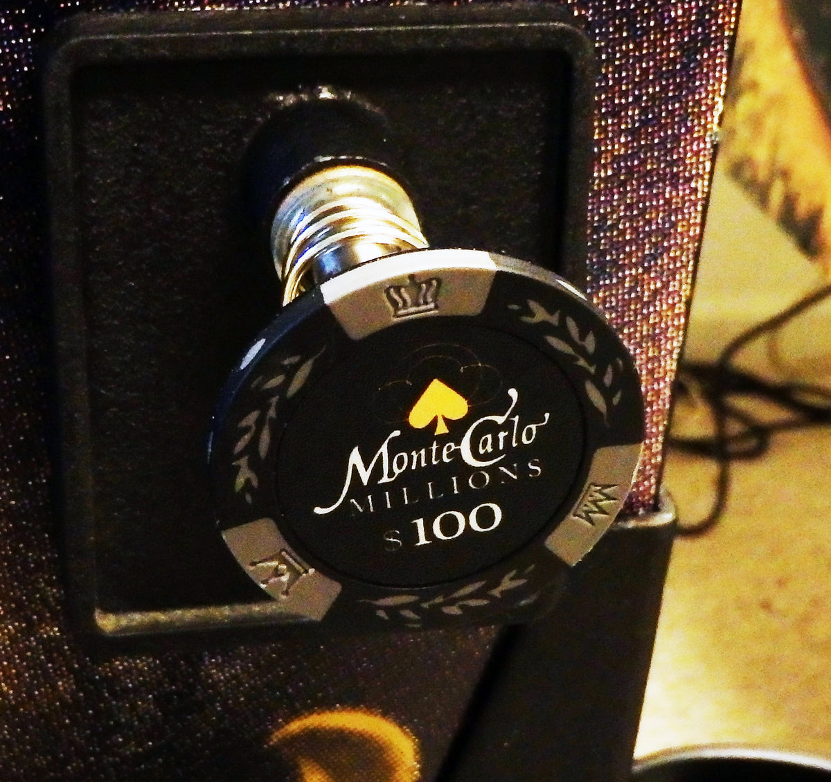 MONTE CARLO POKER CHIP SHOOTER ROD – S4 PINBALL